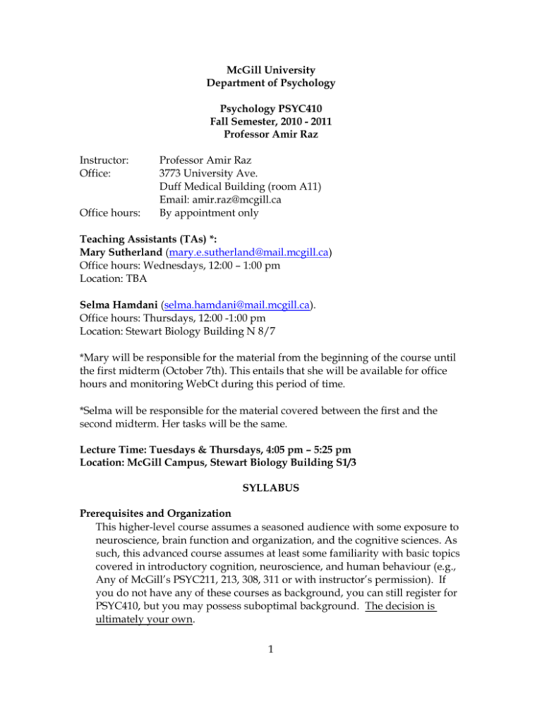 TU 1/8 Introduction: What is Cognitive Science