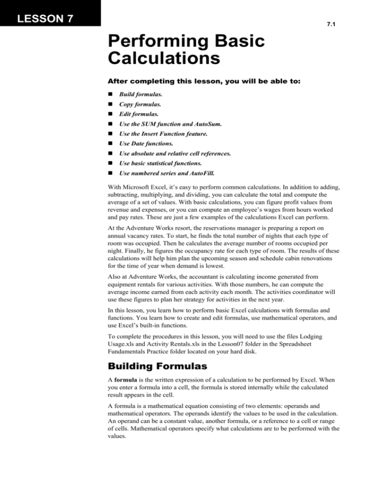 Using The Insert Function