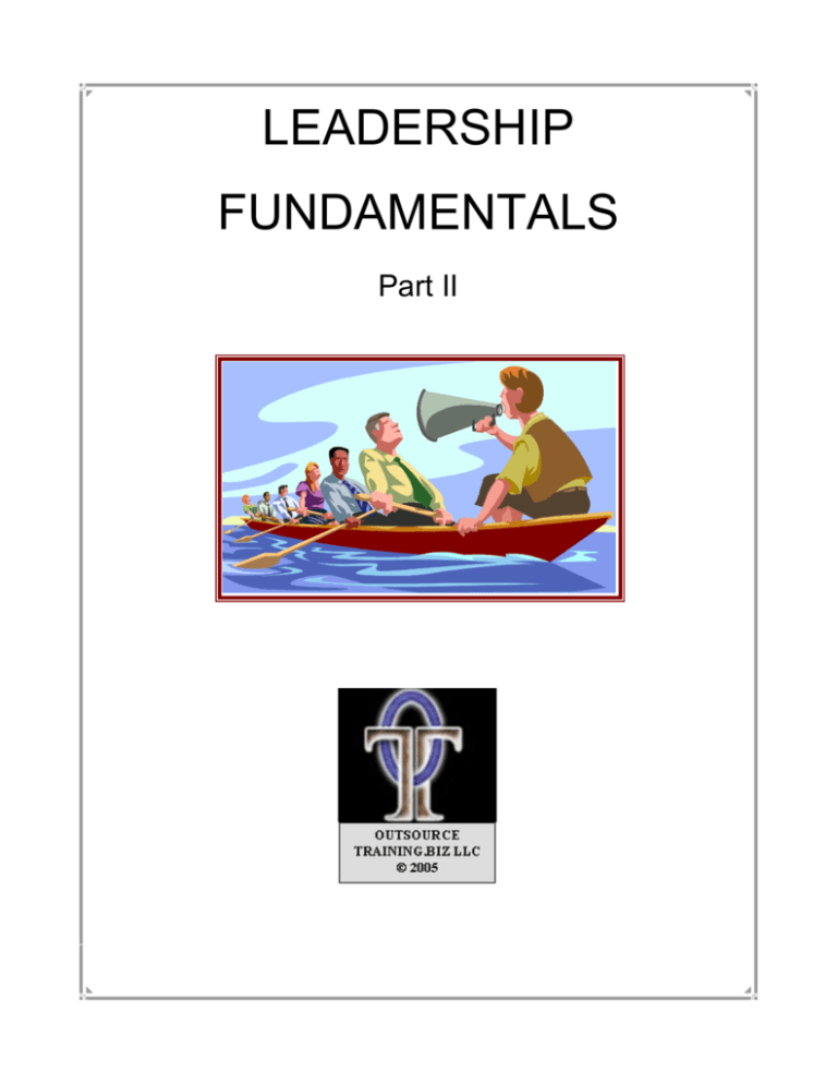 Leadership Fundamentals