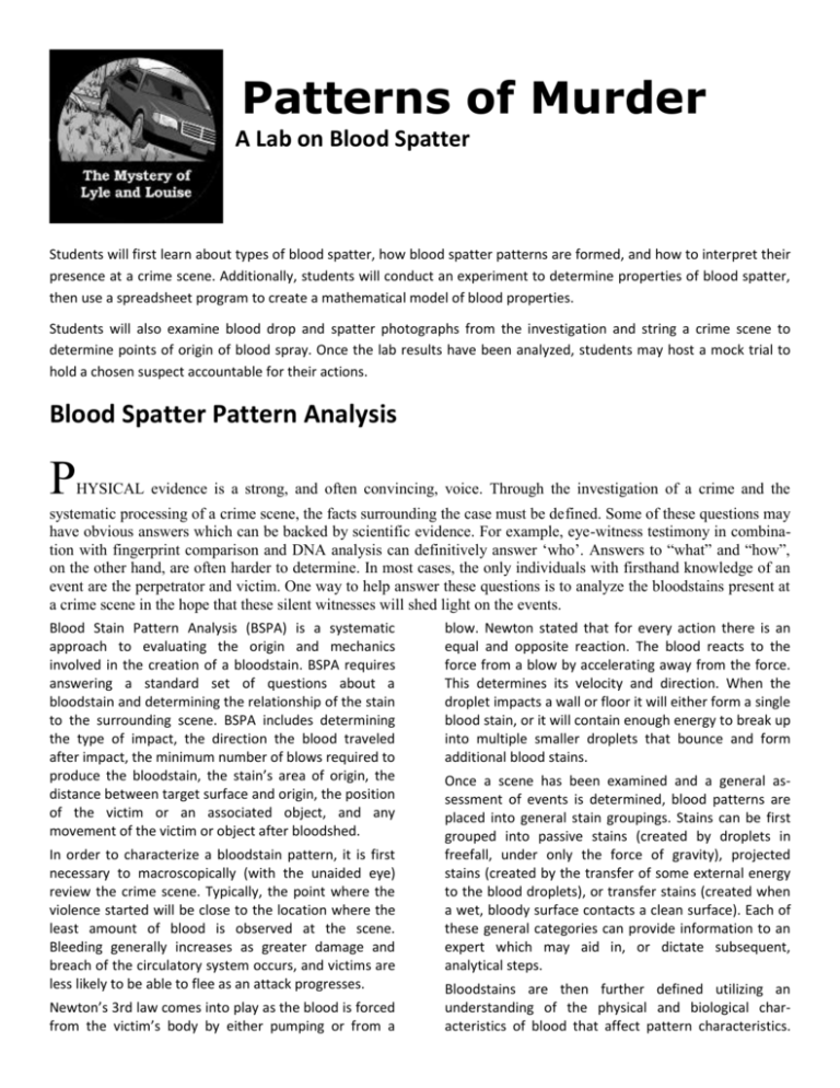 LAB_BloodSpatter_Patterns of Murder_Background
