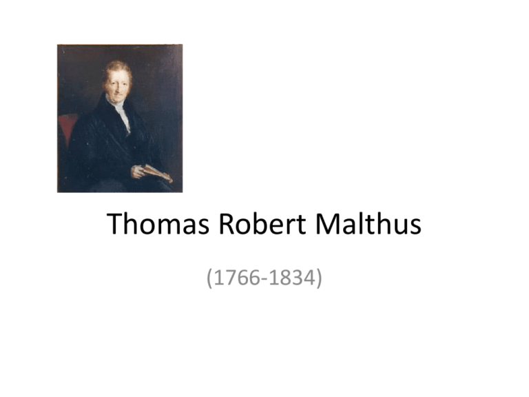 Thomas Malthus