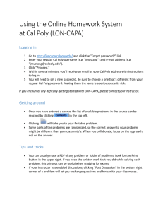 Introduction to LON-CAPA