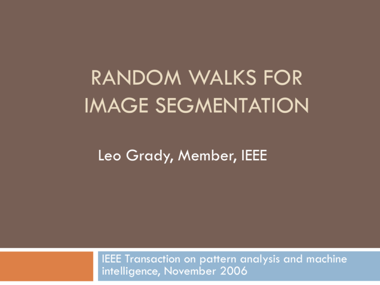 Randomwalksforimagesegmentation
