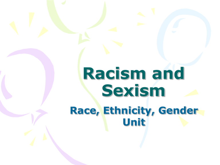 Racism and Sexism