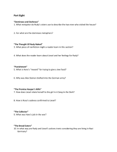 The Book Thief Reading Schedule