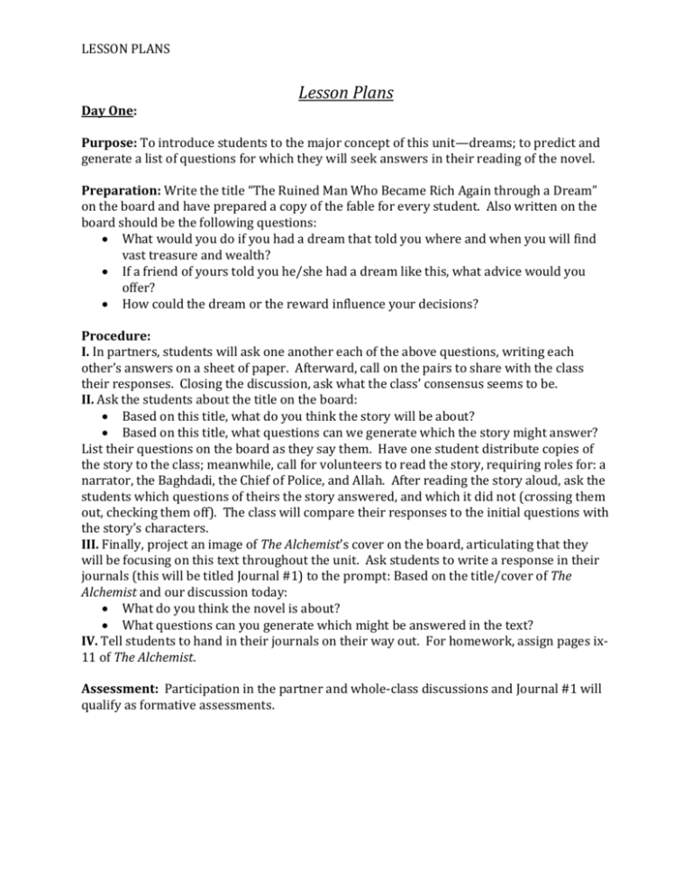 Preparation: Have enough “Responsibilities in The Alchemist”
