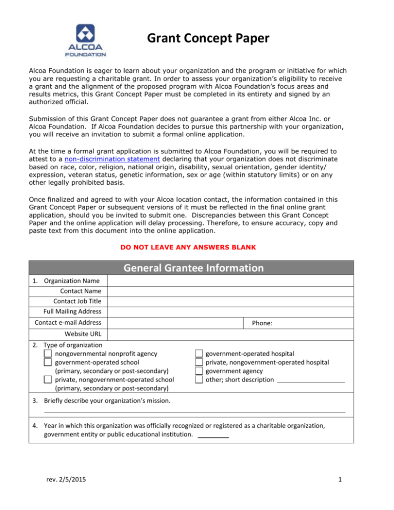 Guidance and Examples for Applicants