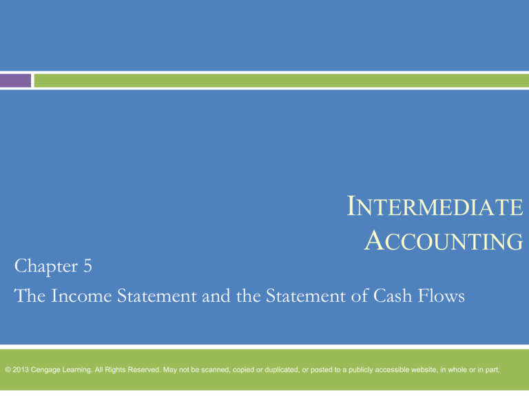 Intermediate Accounting