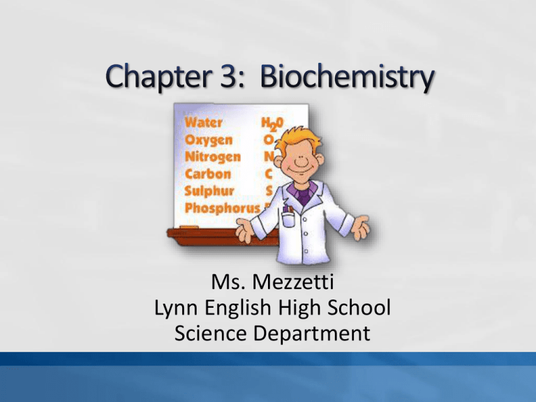 Biochemistry: Organic Molecules & Reactions Presentation