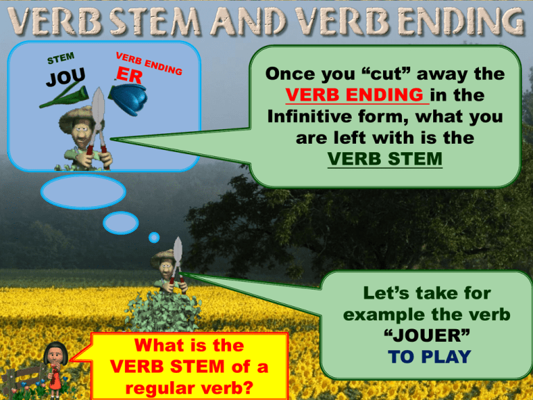 verb ending