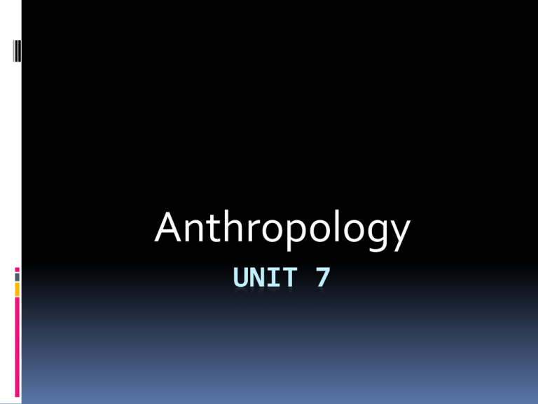 Anthropology: Culture, Language, and Society