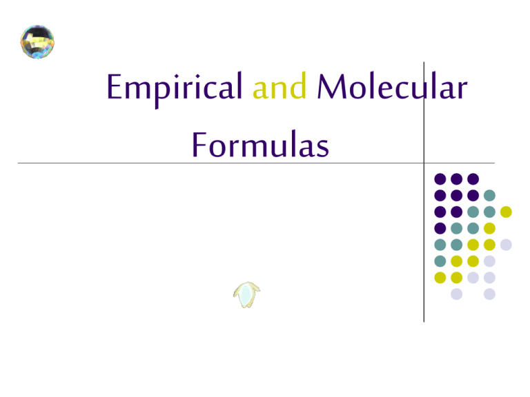 Empirical & Molecular Formulas: Chemistry Presentation