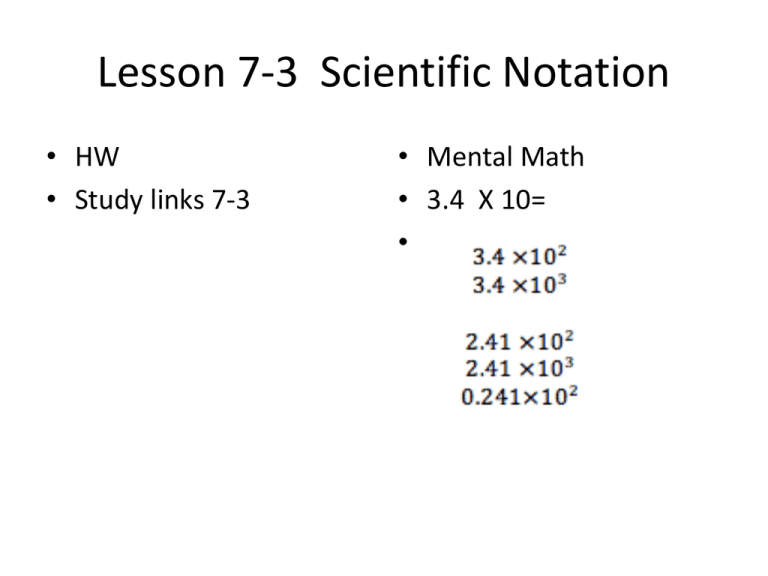 Scientific Notation Lesson Plan: Middle School Math