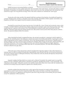 Animal Farm Chapters 4 & 5 Summary