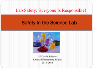 Organic Chemistry Lab Safety Quiz