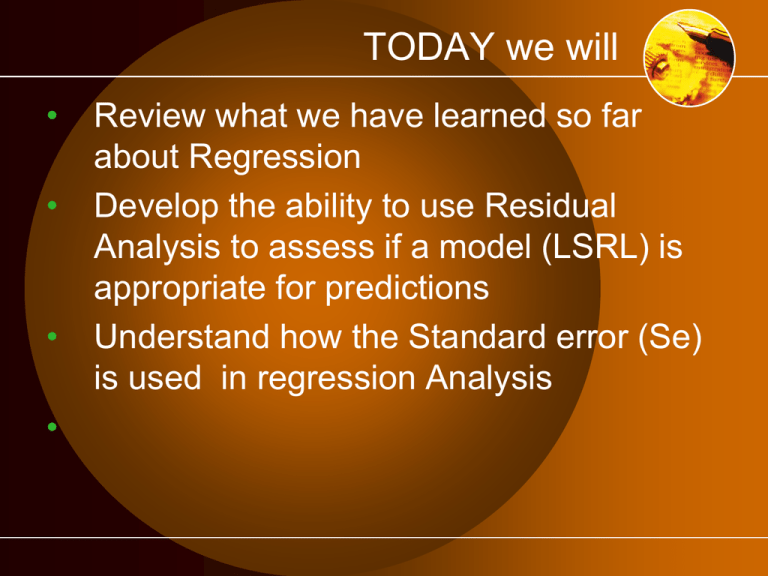 Regression Analysis: Residuals & Standard Error