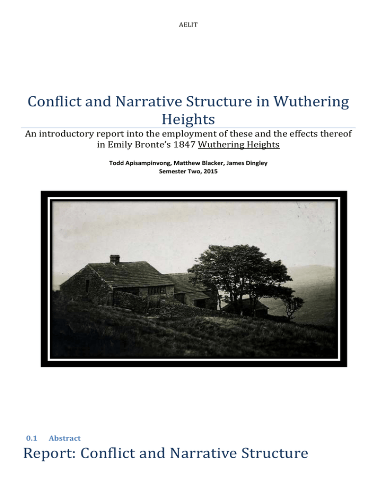 Wuthering Heights: Conflict & Narrative Structure Analysis
