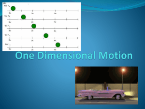 Distance, Displacement & Speed Worksheet - Physics