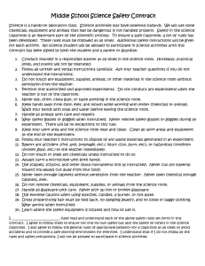 Flinn Safety Contract