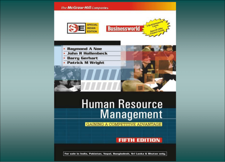 Human Resource Management: Competitive Advantage, 5th Ed.