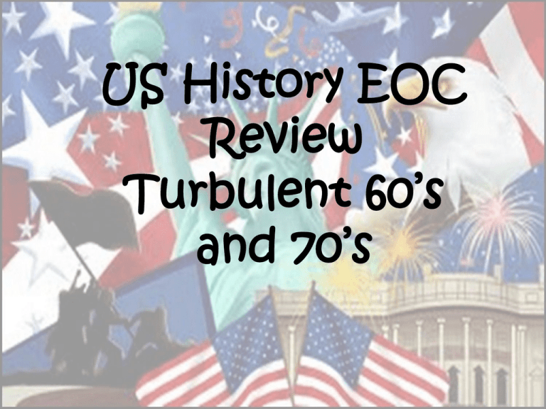 US History End of Year review