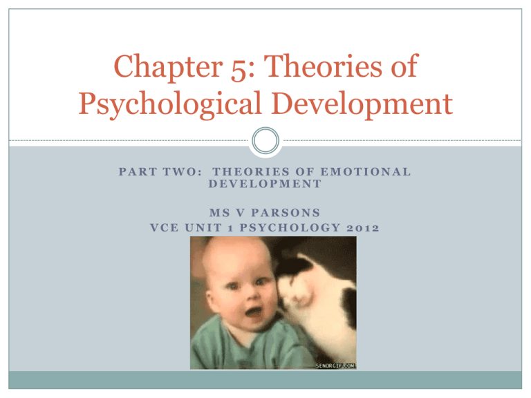 Emotional Development Theories: Bowlby, Ainsworth, Harlow