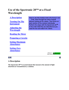 SPECTRONIC 20+ and SPECTRONIC 20D+