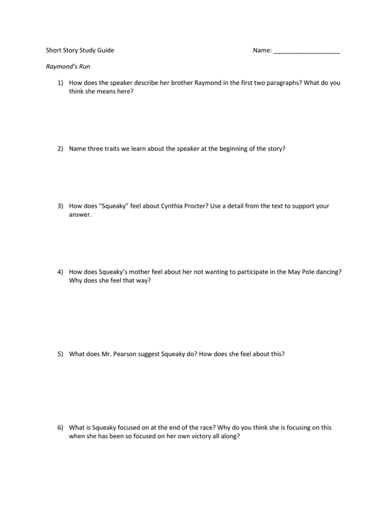 Study guide
