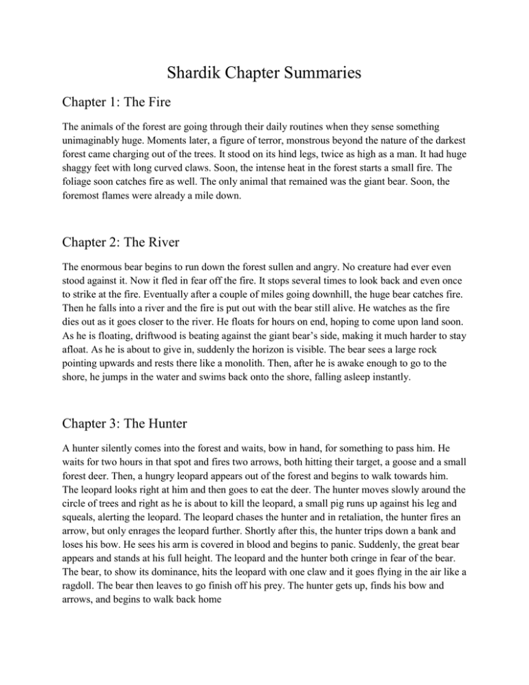 Shardik Chapter Summaries