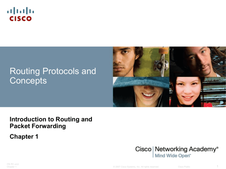 Introduction To Routing And Packet Forwarding 5924