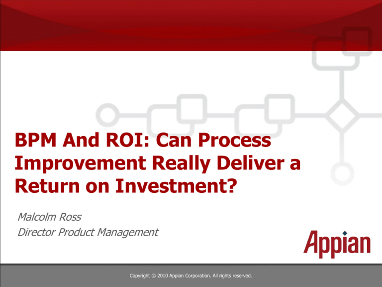 Appian BPM Maturity Model Appian BPM Maturity Model