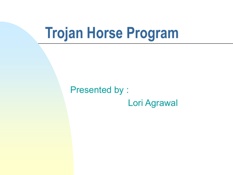 Trojan Horse Program
