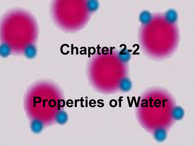 Properties of Water: Chemistry & Biology Presentation