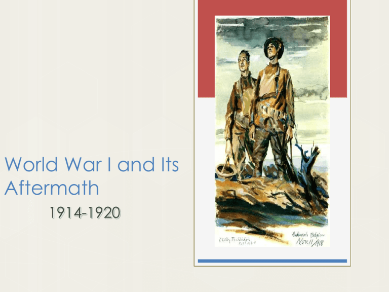 World War I & Aftermath: 1914-1920 Presentation