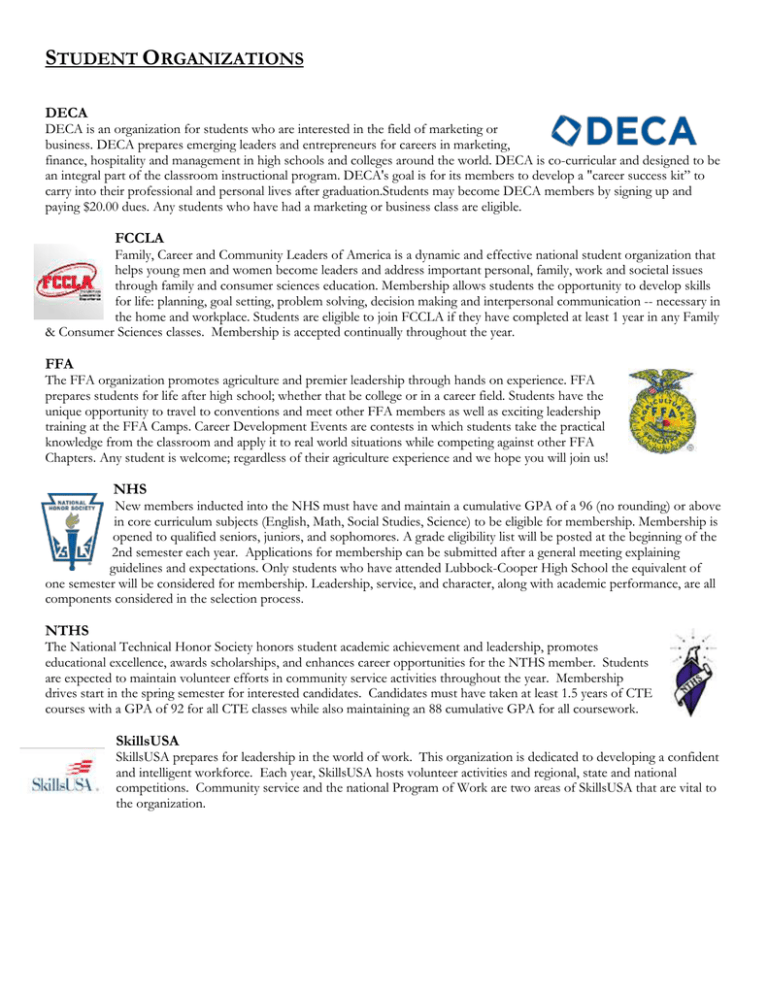 Student Organizations