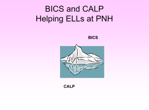 BICS and CALP