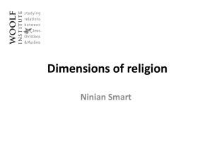 Ninian Smart's Seven Dimensions of Religion Model