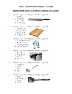 Kitchen & Food Safety Test: Questions & Answers