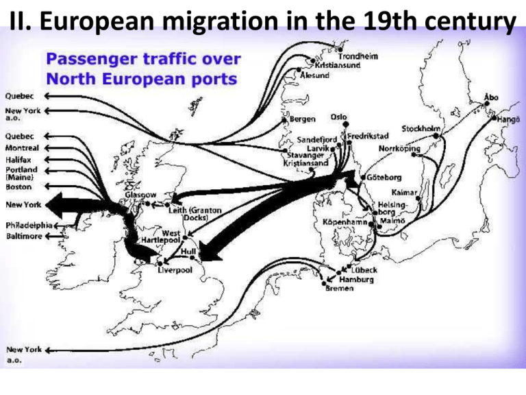19th Century European Migration: Irish Famine & US Immigration
