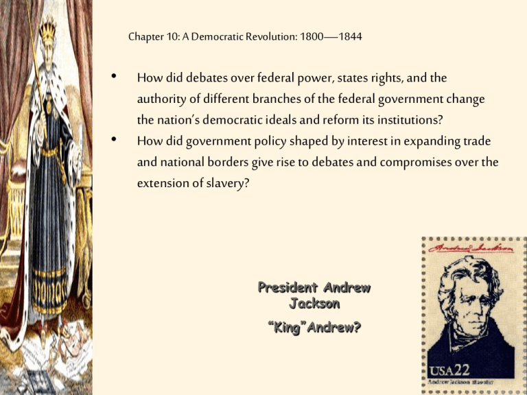 President Andrew Jackson