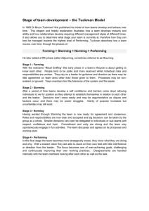 Tuckman's Team Development Model: Stages & Actions