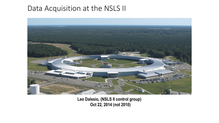 Beamline Control And Data Acquisition At NSLS II