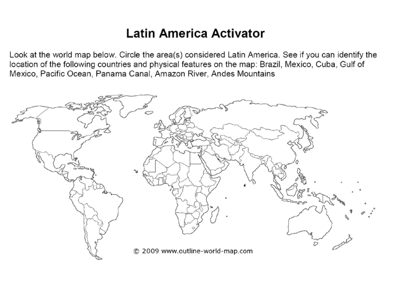 Latin America: Physical Features & Nations Geography