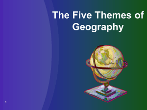Module 1 A Geographers World