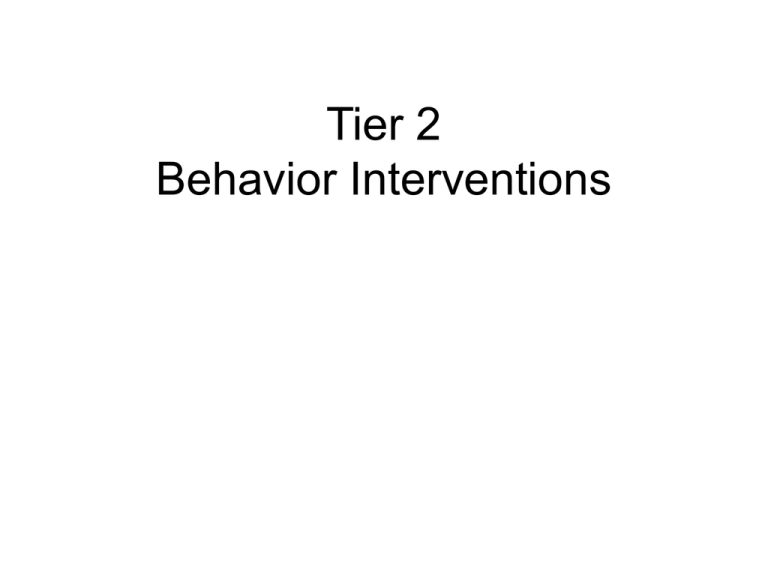 Tier 2 Behavior Interventions tier-2-behavior-interventions