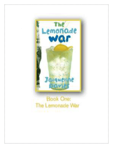 The Lemonade War