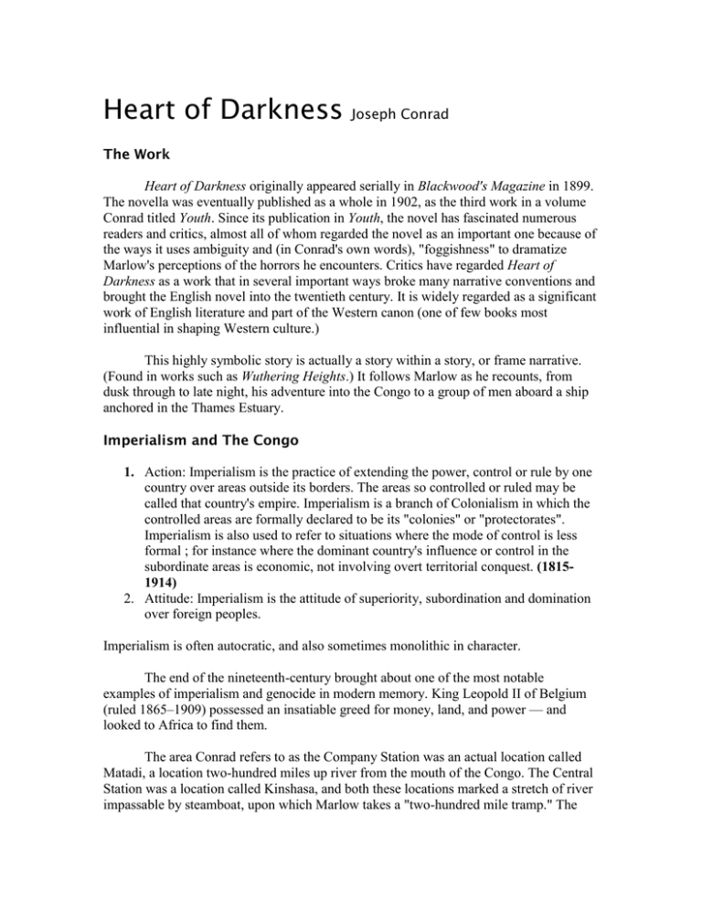 Heart of Darkness Analysis: Themes, Imperialism, Conrad