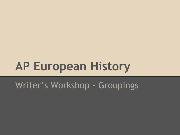 AP European History