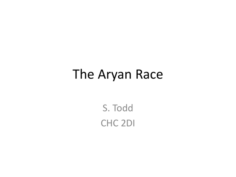 The Aryan Race