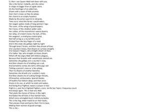 queen mab monologue